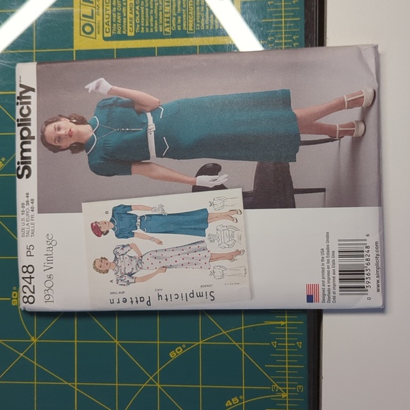 Office | Simplicity 8248 Uncut Dress Pattern Sizes 122 | Poshmark
